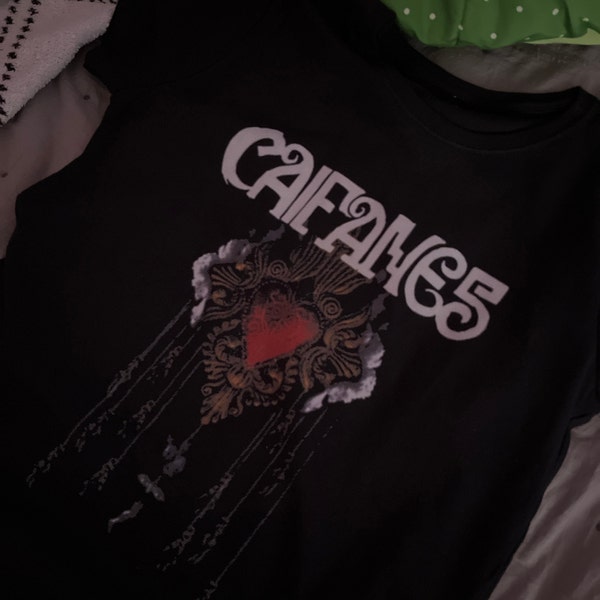 Caifanes ,rock Mexicano , First Album Band , Black T-shirt ,for Women ...