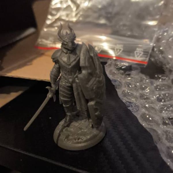 Dark Elf Warrior Miniatur Fighter Varik Dun Ate Tabletop Spiele RPG ...