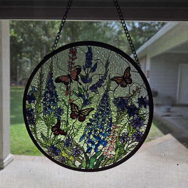 Bible Verse Stained Glass Suncatcher for Window Hanging Christian Gift ...