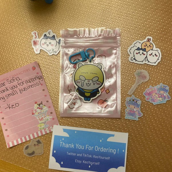 Chiikawa X Invincible Keychains - Etsy