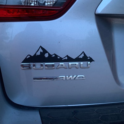 Mountain Badge Decal for Subaru, Decal for Crosstrek, Crosstrek Badge ...