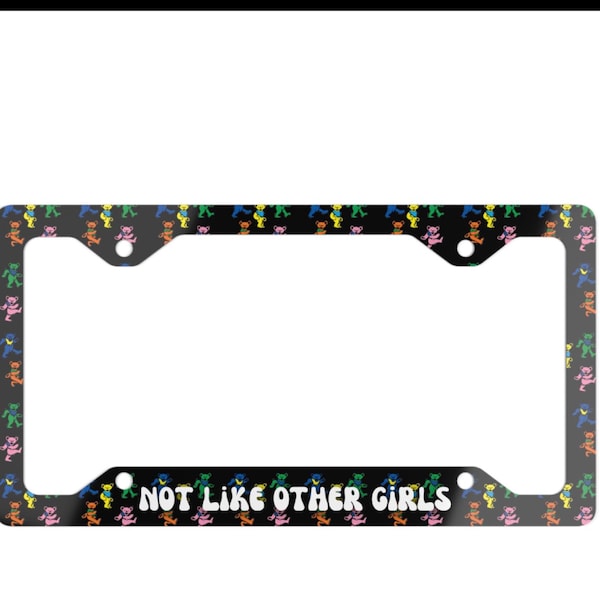 Custom License Plate Frame, Personalized License Plate Frame, Custom ...