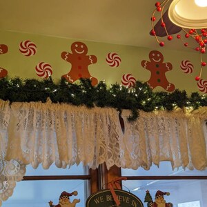 Gingerbread Man Cookies, Wall Decals, Set of 10, Christmas Decoration ...