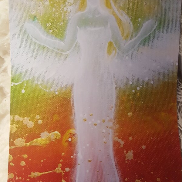 Spiritual Angel Art Photo Print "angel Energy" Guardian Angels Pic ...