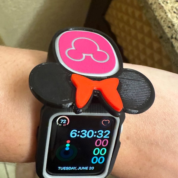 FLEXIBLE Magicband Plus Puck Holder for Smart Watch Band Ear Bow Style ...