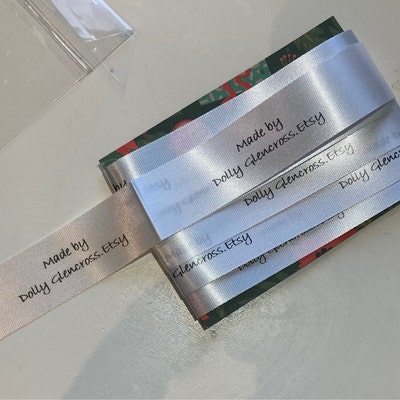 Personalised Satin Sew on Name Labels 7cm X 2cm - Etsy