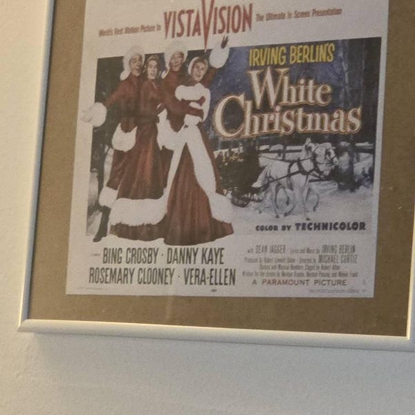 1954 White Christmas Movie Poster Print > Bing Crosby > Danny Kaye ...