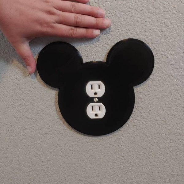 Mickey Mouse Head Light Switch Cover | Disney Mickey Mouse Electrical ...