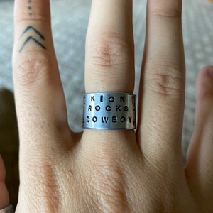 Rodeo Rings, Wrap Rings, Cow, Cowboys, Steers, Cactus, Kick Rocks ...