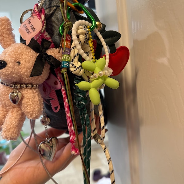 Cool Knot Rope Bag Charms for Purse,stylish Bag Charm,y2k Rope Purese ...