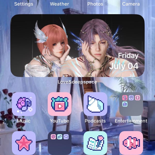 63 App Icon Pack / Kitsch Love Expansion / Girly / Wallpapers & Widgets ...