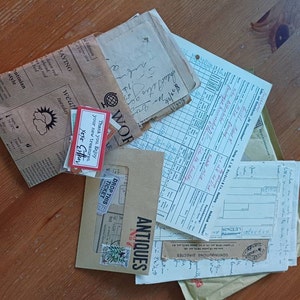 Vintage Registered Postage Mail Labels. - Etsy