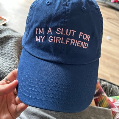 Im A Slut for My Girlfriend Hat Valentines Day for Boyfriend Funny ...