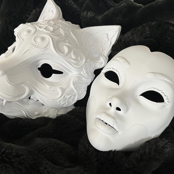 3D Printed Multi Color Hellequin Mask - Etsy