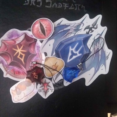 FFXIV Starbird and Elpis Flower Waterproof Vinyl Sticker Set Final ...