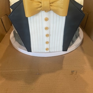 Tuxedo Cake Topper, Grooms Cake, James Bond Cake, Tux Cupcake Toppers ...