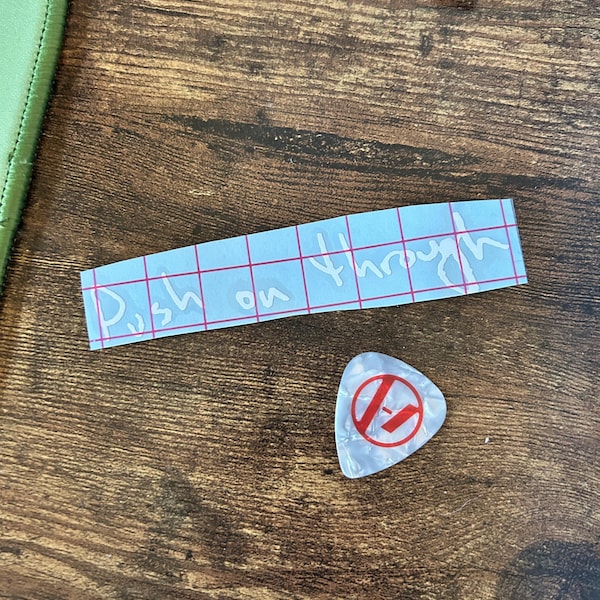 Twenty One Pilots Tyler Joseph Clancy Guitar Pick (double Sided) - Etsy
