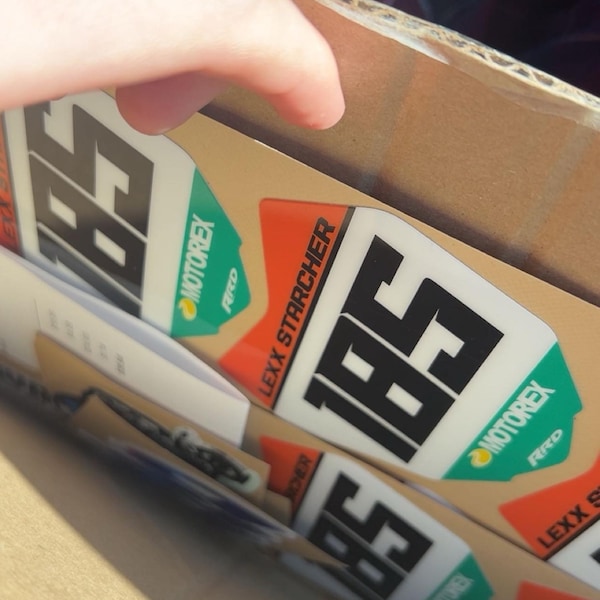 Custom BMX Sticker for BOX Plates - Etsy