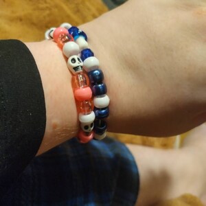 Customizable Rainbow Pride Shiny Beaded Star Kandi Bracelet/ring - Etsy