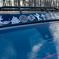 Tyr Rune Viking Vinyl CAR DECAL Norse Mythology Warrior Pagan Asatru - Etsy
