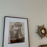 Vintage Warship Wall Art Set of 12, Sailing Ship Prints, Nautical ...