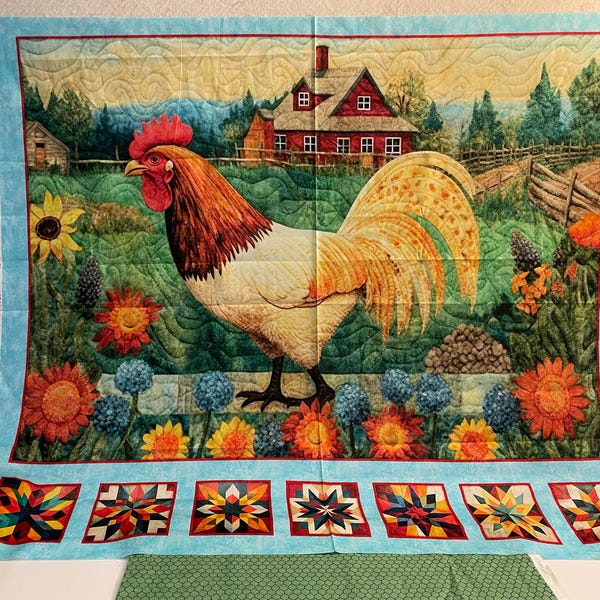 Royal Blue, Native Design, Beadwork Look in Cotton Fabric. - Etsy