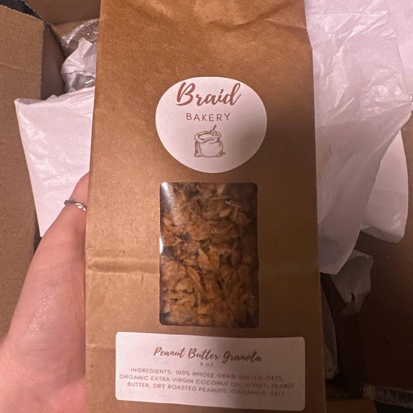 Homemade Granola Two Pack Healthy Granola Food Gift 8 Ounce Bags Great ...