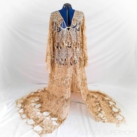 Drifter Gown Pattern. PDF Sewing Pattern and Tutorial. Printable and Projector. Ladies Boho ...