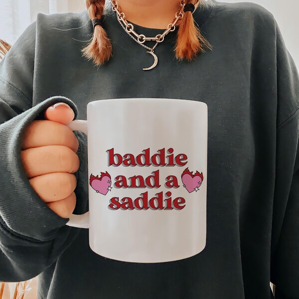 Baddie and A Saddie SVG, PNG, Baddie Svg, Baddie Png, Saddie Png, Funny ...