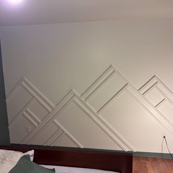 Customized Accent Wall Plans, Amazing Wall Design, Trim Wall Design ...