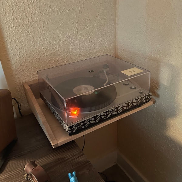 Floating Turntable Shelf / Customizable Record Player Shelf / Projector ...