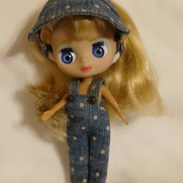 Labubu Macaron Outfit : lovely Orange Set jumpsuit and Cap - Etsy