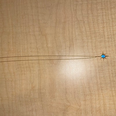 Opal Polar Star Necklace, 18k Rose Gold Plated/18k Gold Plated and ...