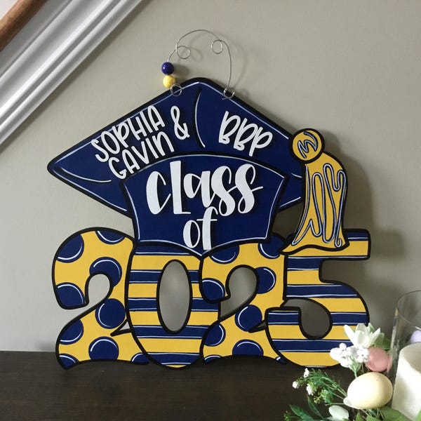 Graduation Door Hanger | 2025 | Class of 2025 | Personalization | 20 ...