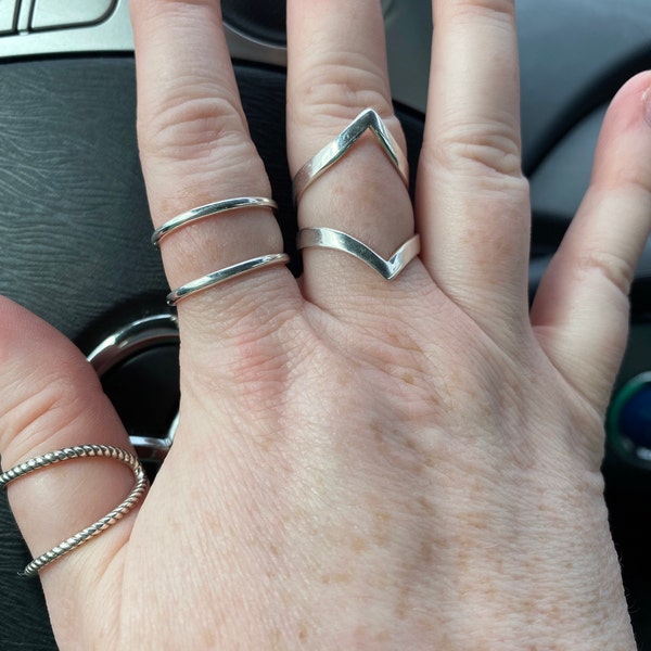 Arthritis Ring, Splint Knuckle Ring, Thumb Ring, Adjustable Sterling ...