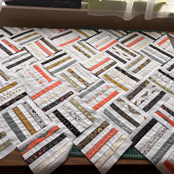 Stay Square PDF Digital Quilt Pattern by Pieced Just Sew, Layer Cake or ...