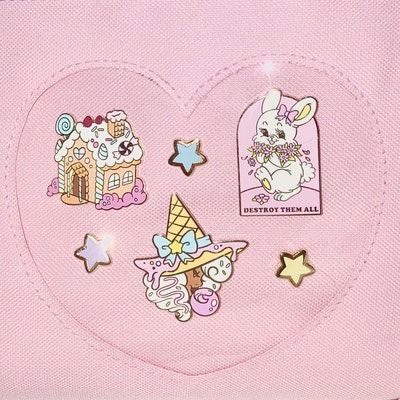 Pastel Star Enamel Pins // Board Fillers, Small Pins, Cute, Kawaii ...