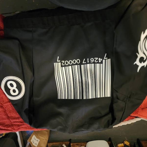Slipknot Jumpsuit VINYL Iron on Patches FOR Slipknot Halloween Costume ...