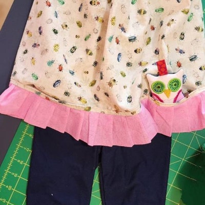 Girls Dress PDF Sewing Pattern. Sizes 2-12. Easy Toddler Dress With ...