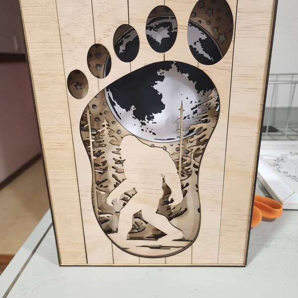 DXF, SVG File for Laser Christmas Nativity Scene Set With Led Lights ...