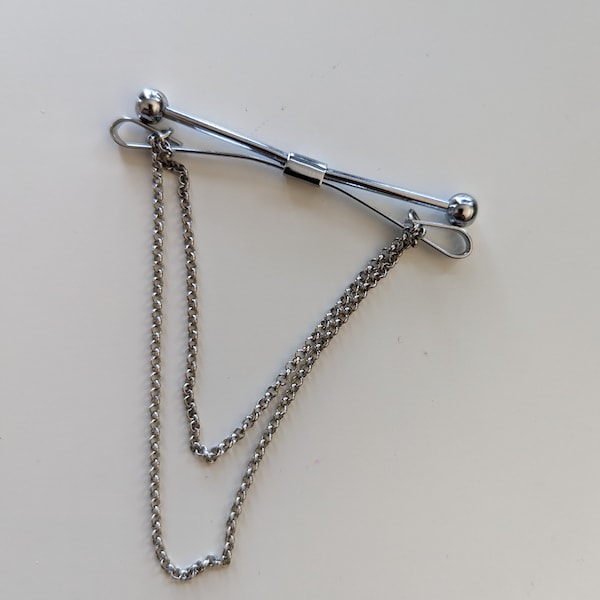 Shirt Collar Bar Chain, Silver Collar Pin Chain, Gold Collar Pin ...