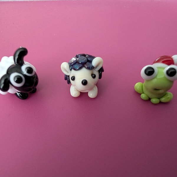 Tiny Glass Animals Glass Cow Figurine Miniature Cow Gifts Tiny Cow ...