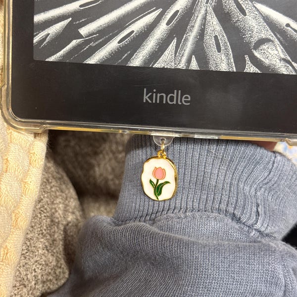 Kindle Charm, Dust Plug Charm, Kindle Plug Charm, Kindle Charm Plug ...