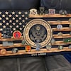 United States Marine Corp Coin Holder Display Flag - Etsy