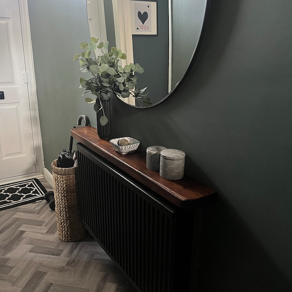 Handmade Radiator Shelf, Made From Solid Wood, Rustic Style ...