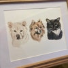 Multiple Pet Portrait From Custom Photo, Watercolor Painting - Etsy