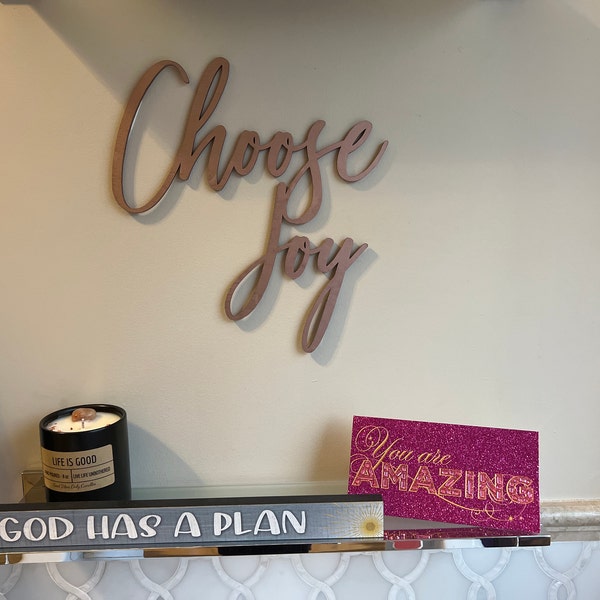 Choose Joy Sign, Happy Sign, Porch Decor, Welcome Decor, Rustic Wood ...