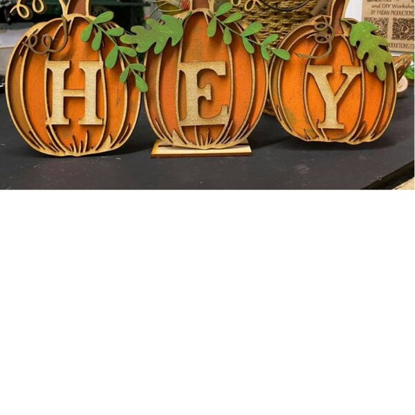 Pumpkin Alphabet A-Z SVG File Gather SVG Sign- Fall Pumpkin SVG ...