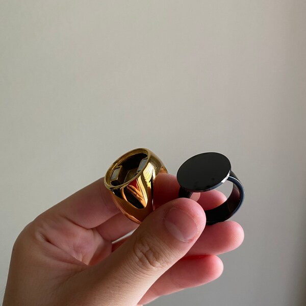 Hidden Compartment Ring | Secret Stash Jewelry | Statement Ring With ...