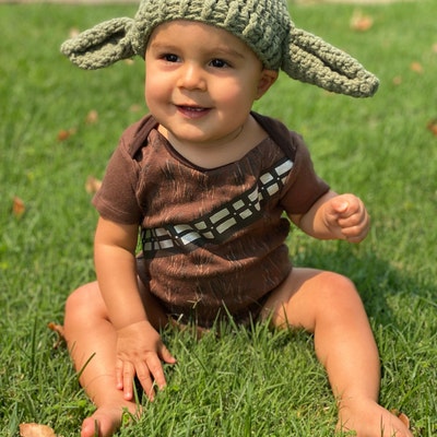 Crochet Green Alien Hat, Crochat Alien Baby Costume, Yod Hat, Halloween ...